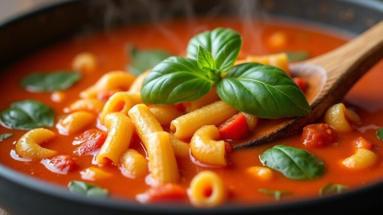 Tomato Macaroni Soup Recipe